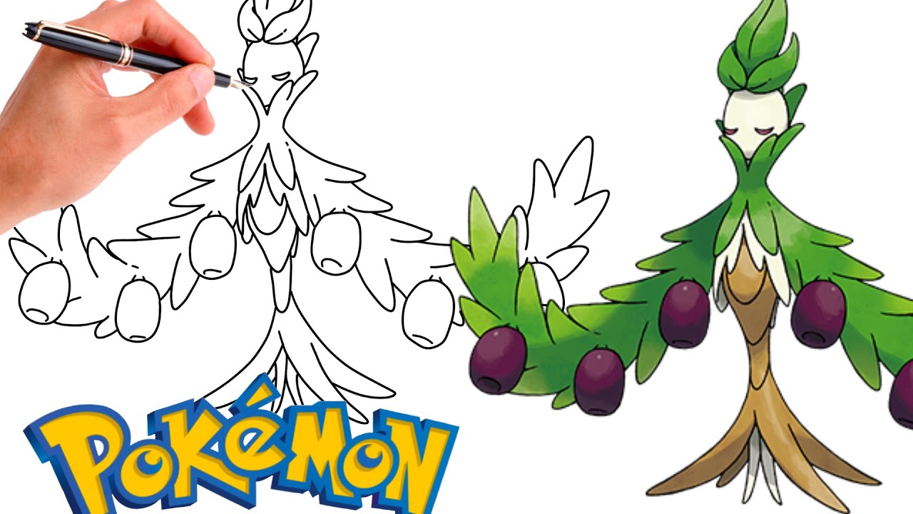 How To Draw ARBOLIVA POKEMON #930 | Generation 9 - YouTube