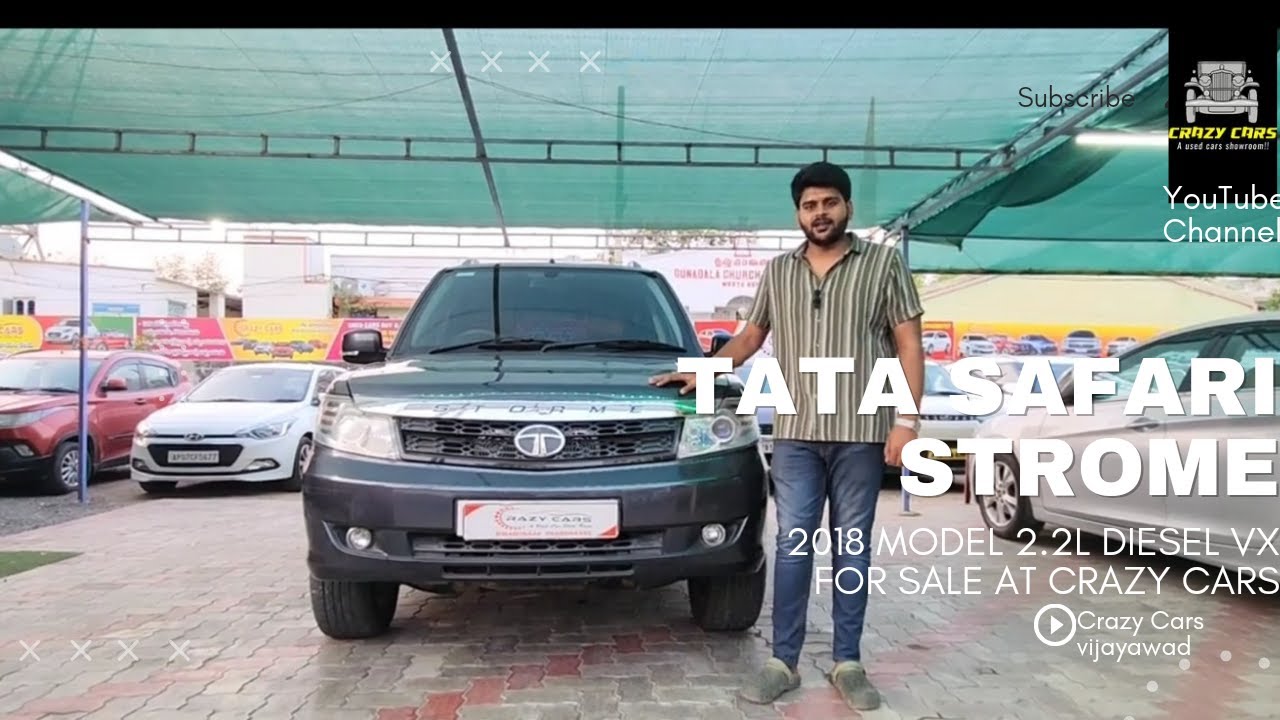 మాంచి 7సీటర్ SUV కారు అందుబాటులో ఉందిTATA SAFARI STROME SALE AT CRAZY ...