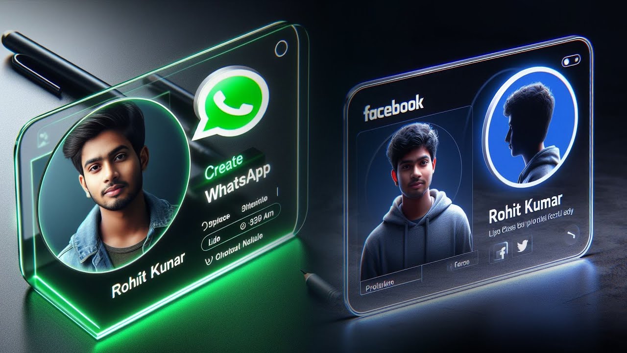 Instagram Trending Profile Glass ID Card Photo Editing | Bing Ai Image ...