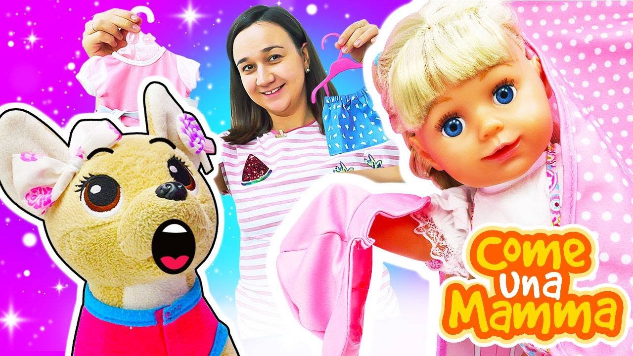 Fare spese con i giocattoli! Vestiti per le bambole. Come una mamma in ...