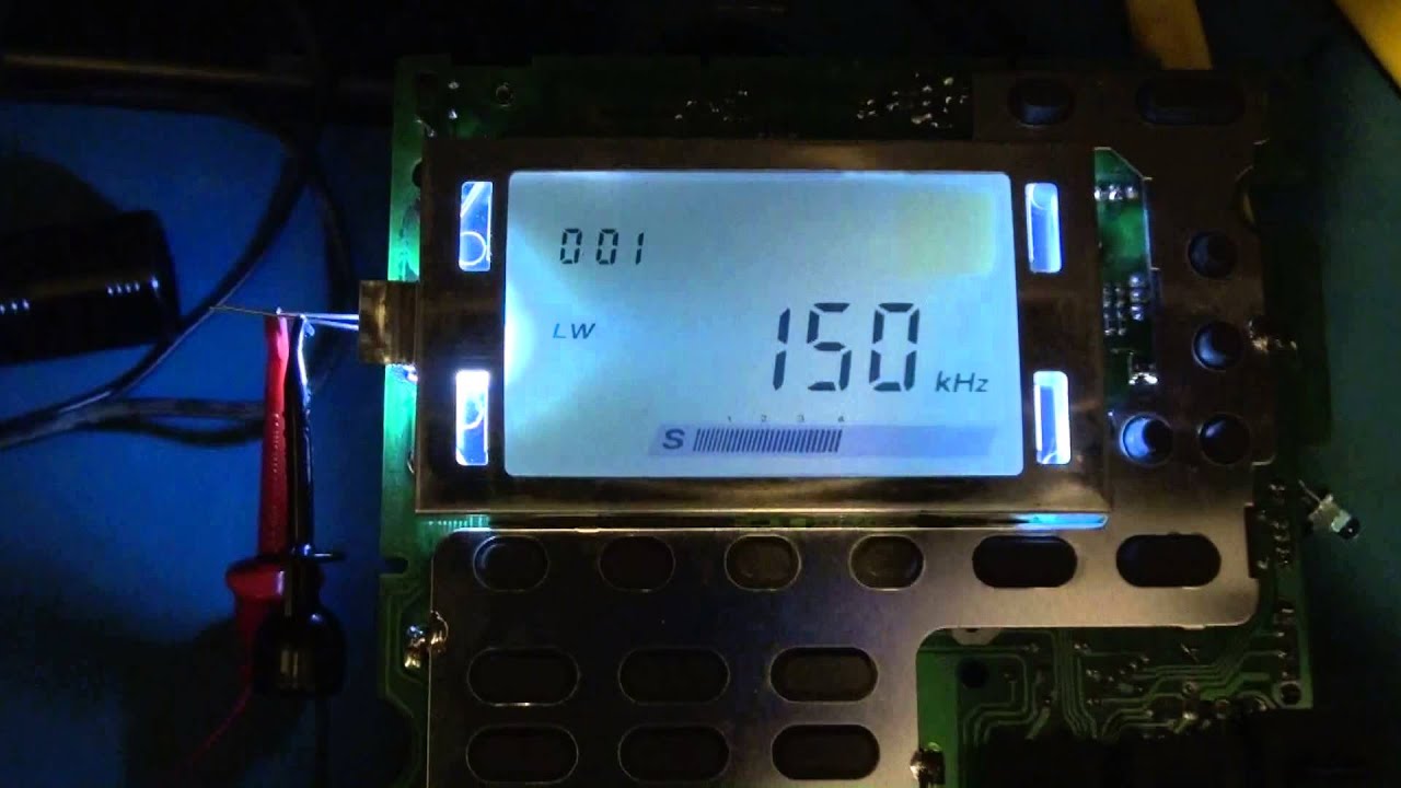 Realistic/RadioShack DX-390 Shortwave LED Backlight MOD. - YouTube