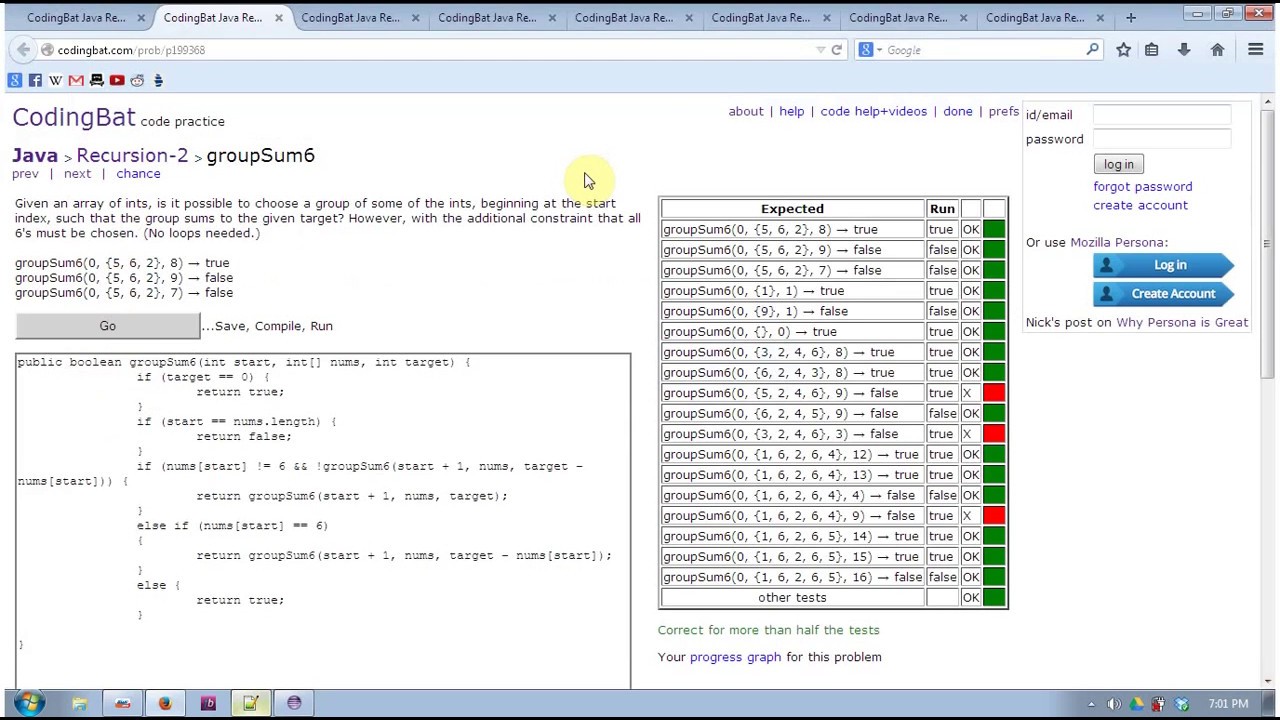 Let's play Coding Bat! Java Recursion - YouTube