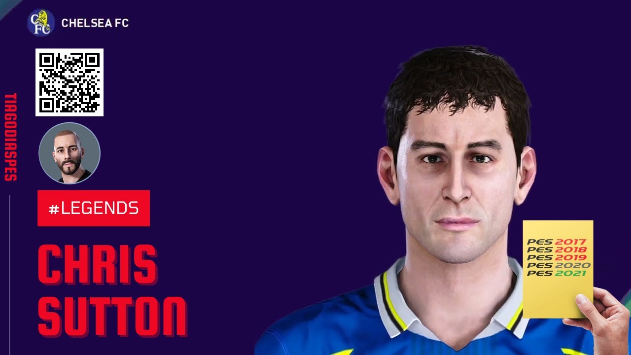 Chris Sutton @TiagoDiasPES (Chelsea, Blackburn, Norwich, Celtic) Face ...