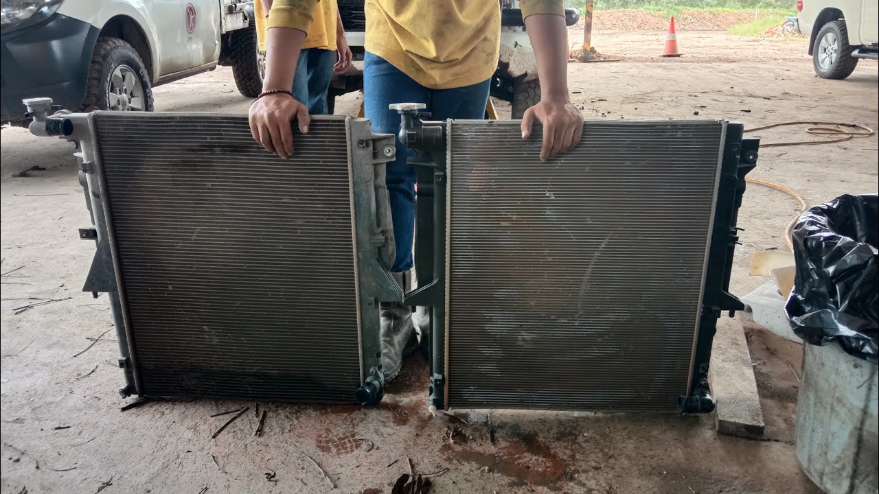 perbedaan Radiator Triton 4N15 & 4D56 - YouTube