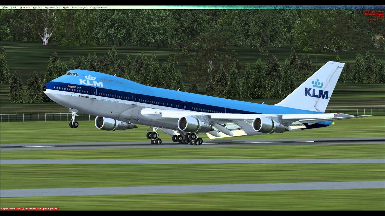VOO 1245 KLM ROYAL AIRLAINES AERONAVE 747-200 matricula PH-BUF ...