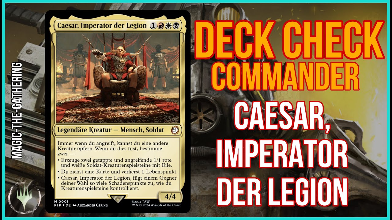 Commander Deck | Deutsch (Caesar, Imperator der Legion) | Deck Check ...