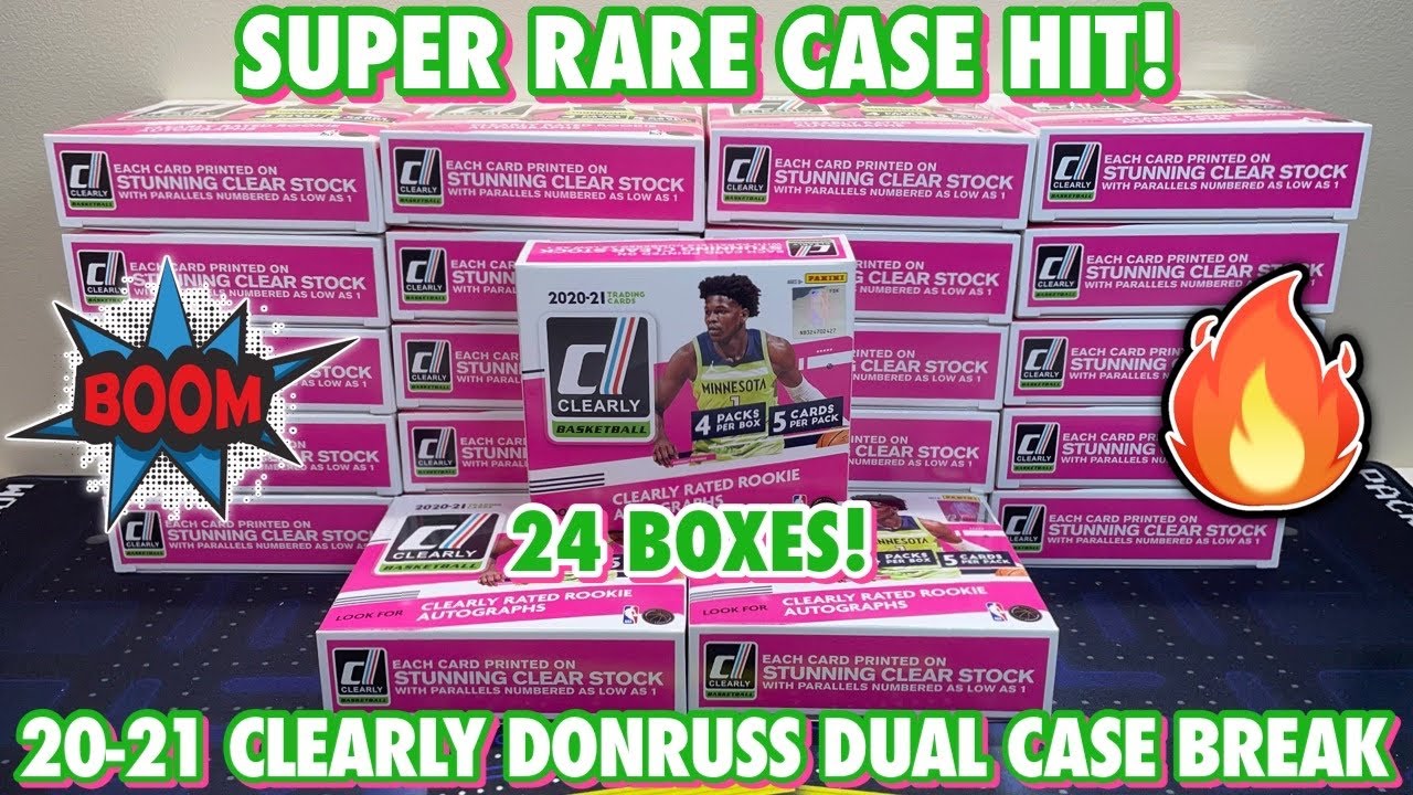 SUPER RARE CASE HIT!🔥 | 2020-21 Panini Clearly Donruss Basketball Hobby ...