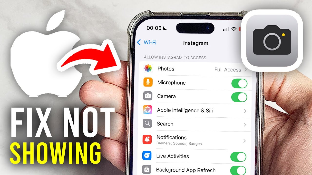 Fix Allow Camera Access Not Showing On iPhone - Full Guide - YouTube