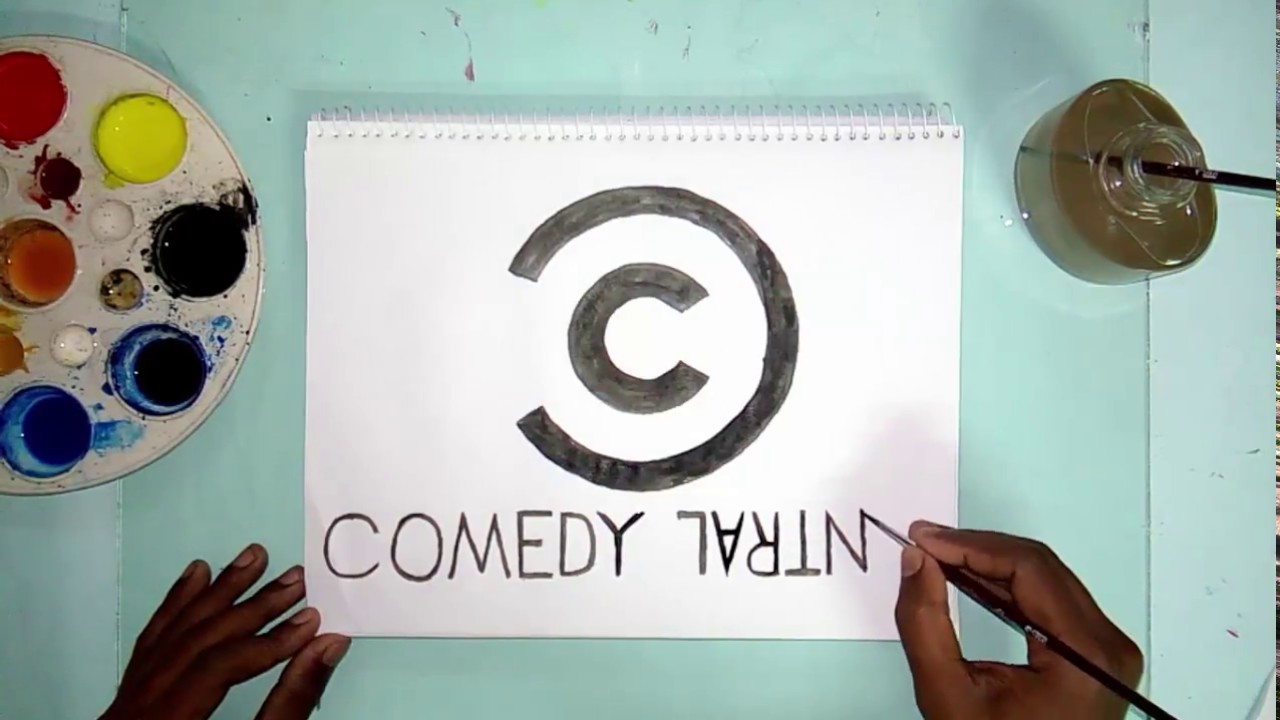 How to draw Comedy Central logo - YouTube