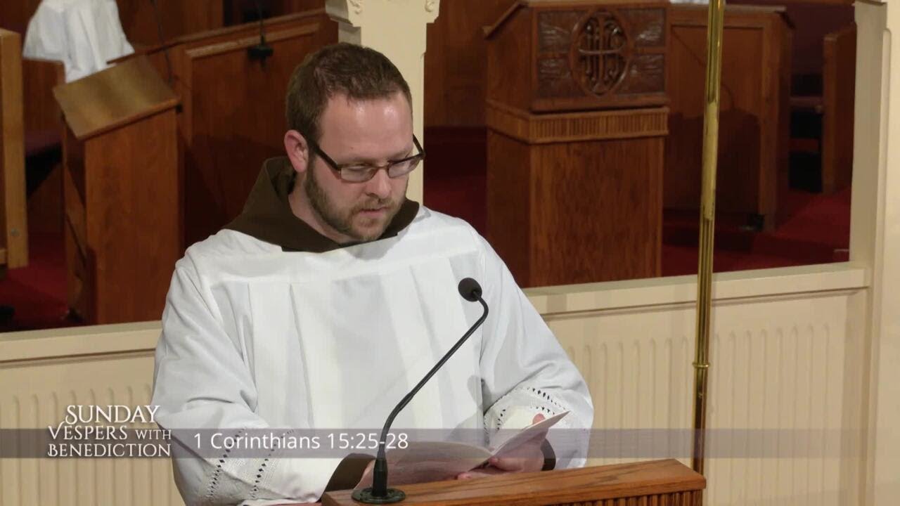 Sunday Vespers with Benediction - 2022-11-20 - Sunday Vespers with ...