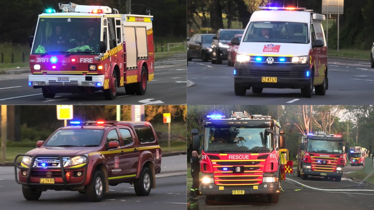 [5th Alarm Fire] Fire & Rescue NSW 5th Alarm resources responding - YouTube