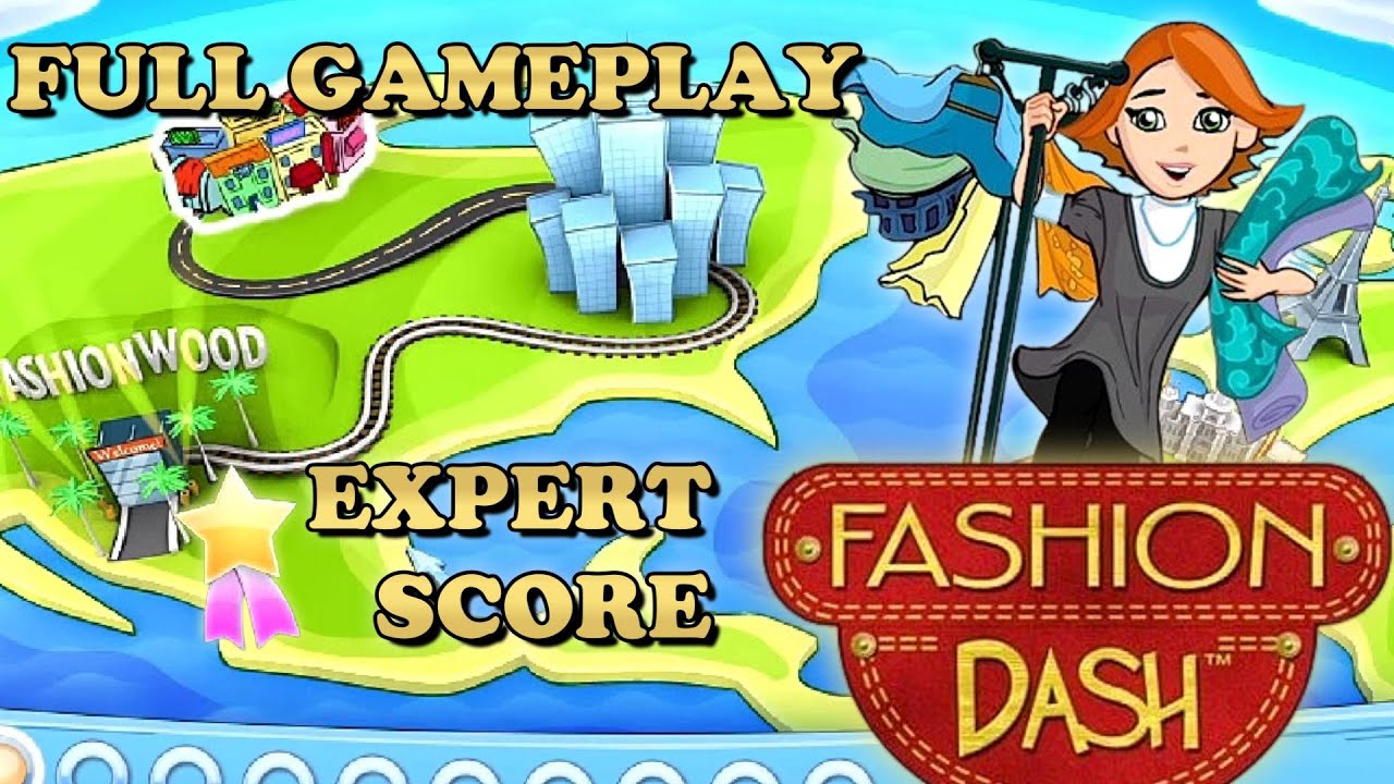 Fashion Dash - Full Gameplay | EXPERT SCORE | (NO COMMENTARY) - YouTube
