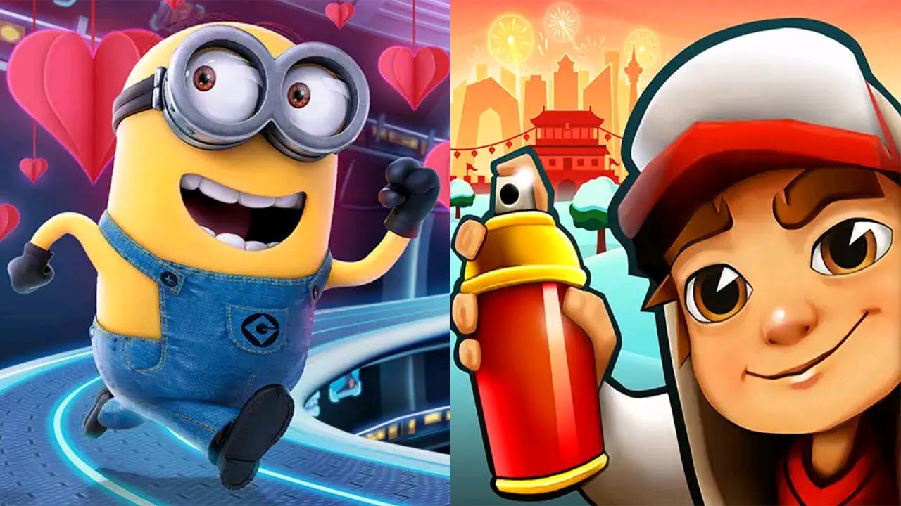 MINION RUSH VS Subway Surfers | Despicable Me Android Gameplay - YouTube