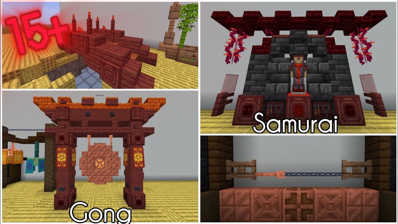 15+ Japanese Build Hacks | Minecraft - YouTube