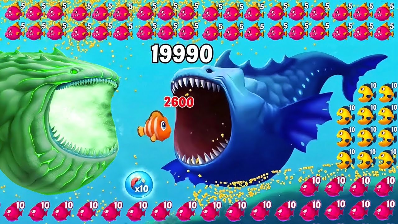 Fishdom 🐟 Monster Fish Attack 😯 Help The Fishdom 🐠 Fishdom Ads Update ...