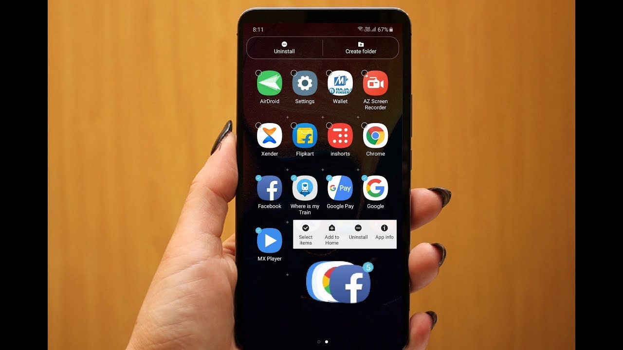 How to Move Multiple Apps in Samsung Phones 2019 - YouTube