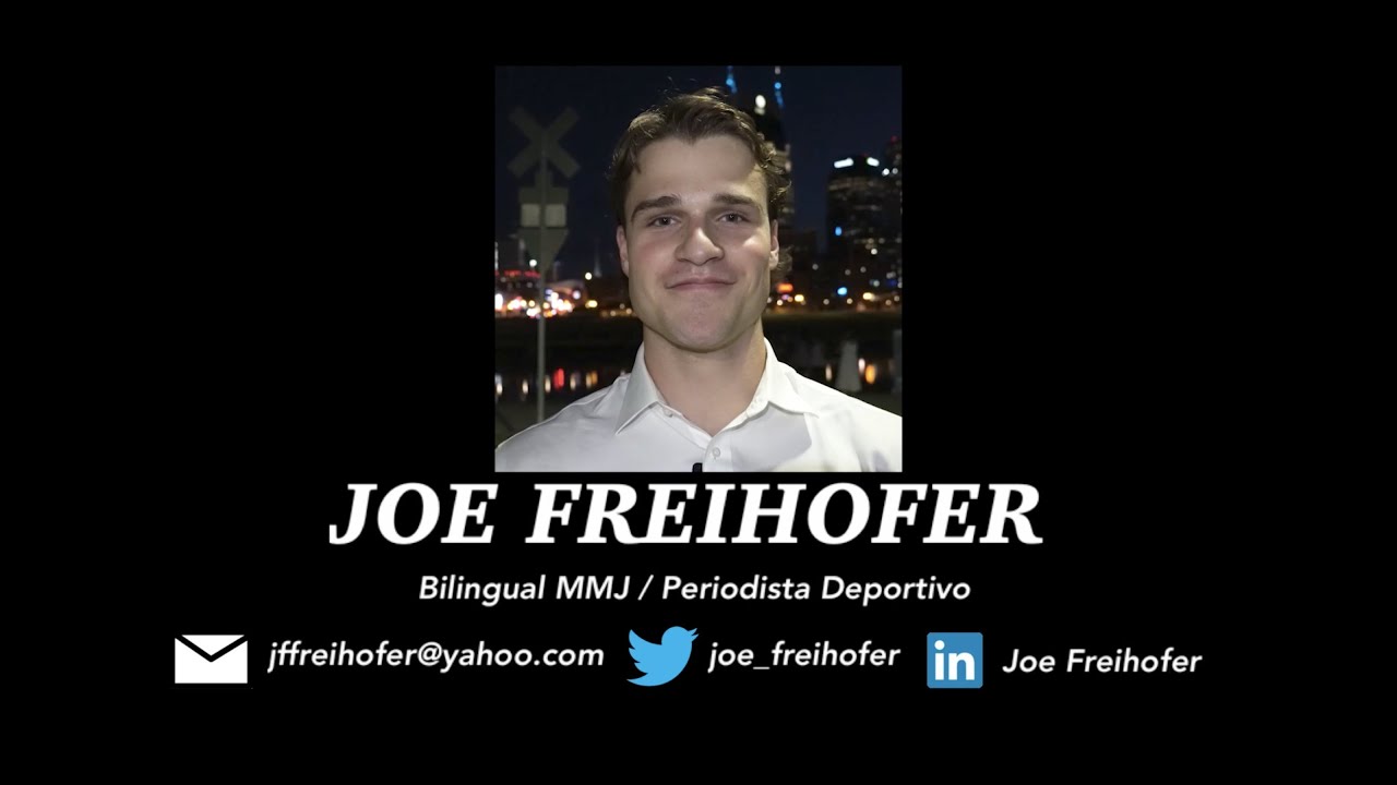 Joe Freihofer 2021 News MMJ Reel - YouTube