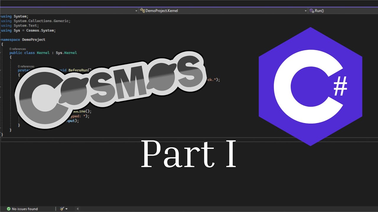 1. Part: Propeties tab explained || Cosmos C# tutorial - YouTube