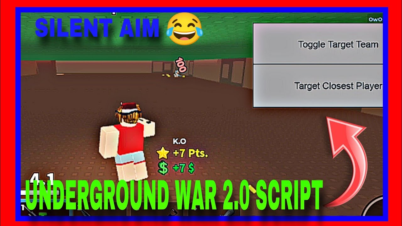 Underground War 2.0 Script | Silent Aim | Works in Mobile and PC! - YouTube