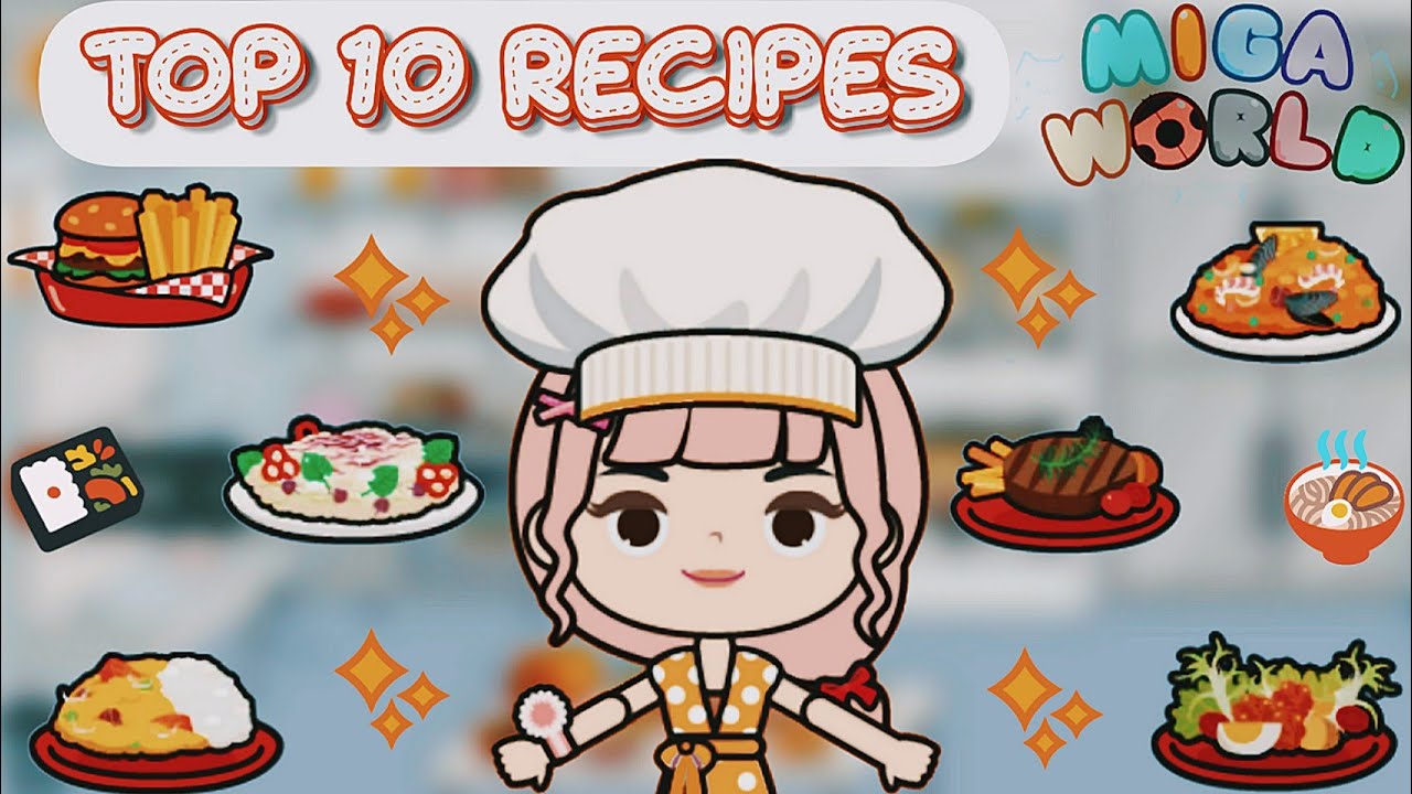 Food🥘 Recipes in Miga World ||Mili Natasya Efendy - YouTube
