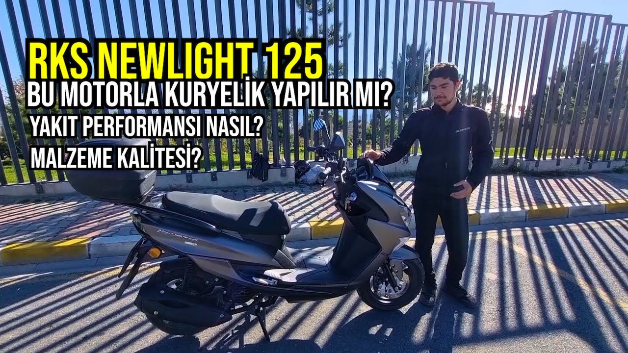 RKS Newlight 125 İnceleme? Kuryelik Yapılır mı? - YouTube