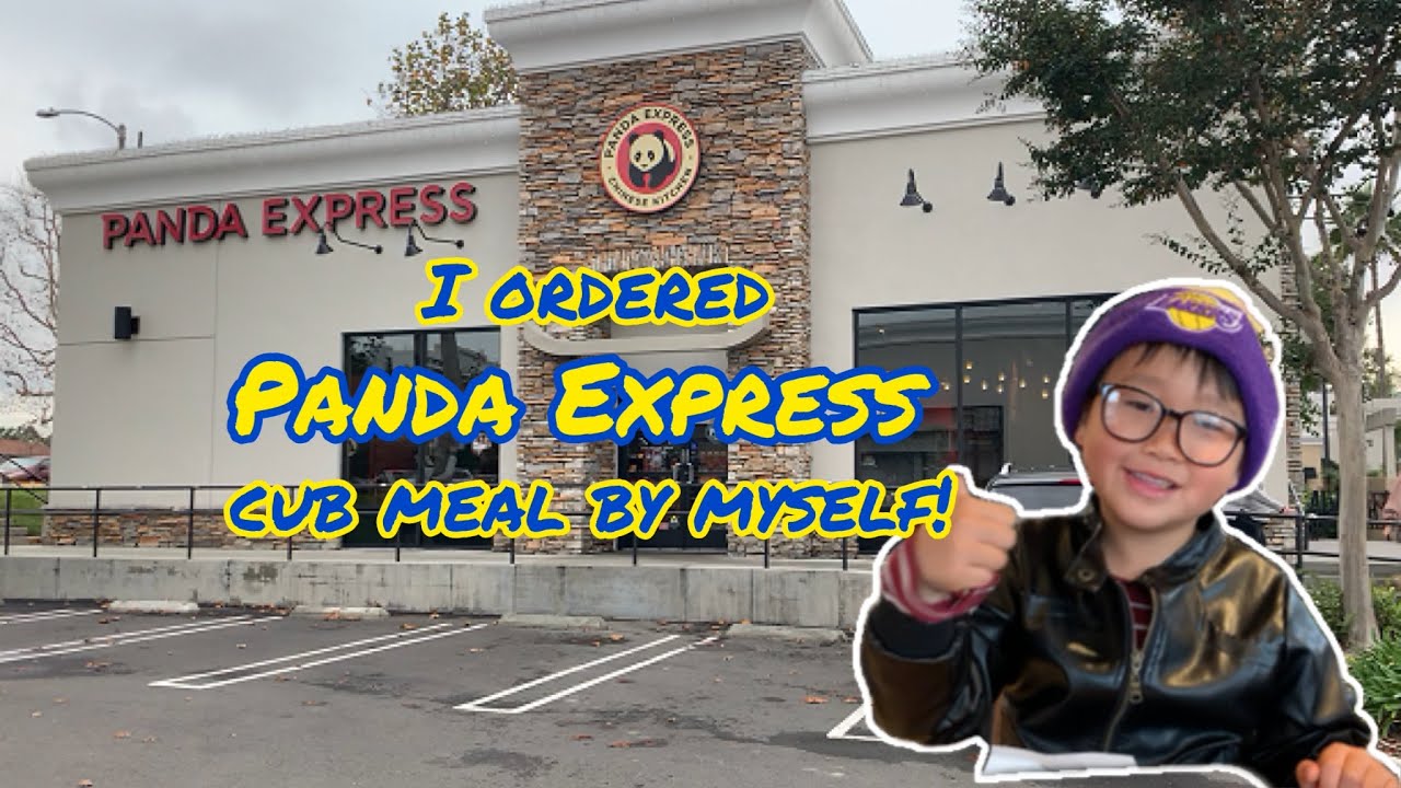 I ordered Panda Express cub meal by myself. #pandaexpress - YouTube