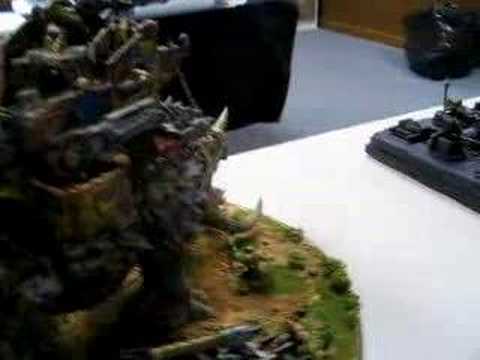 Blue Table Painting- Ork Gargantuan Squiggoth - YouTube