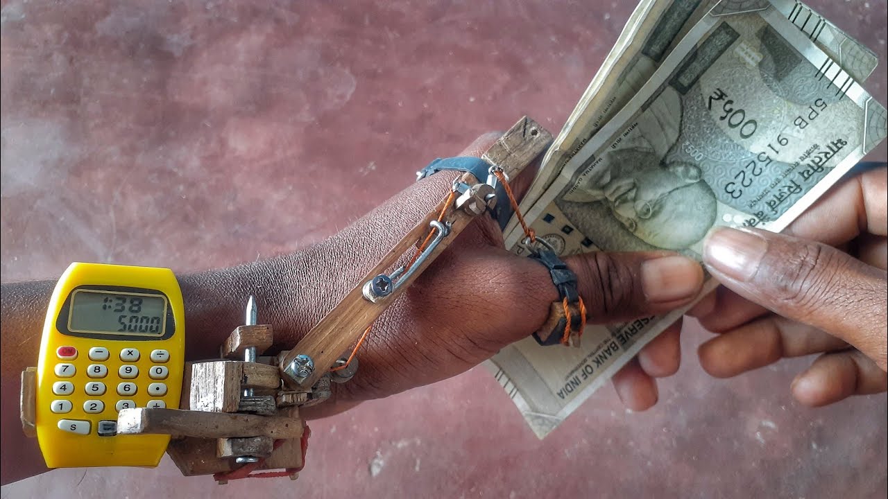 Home made Money counting DIY. - YouTube