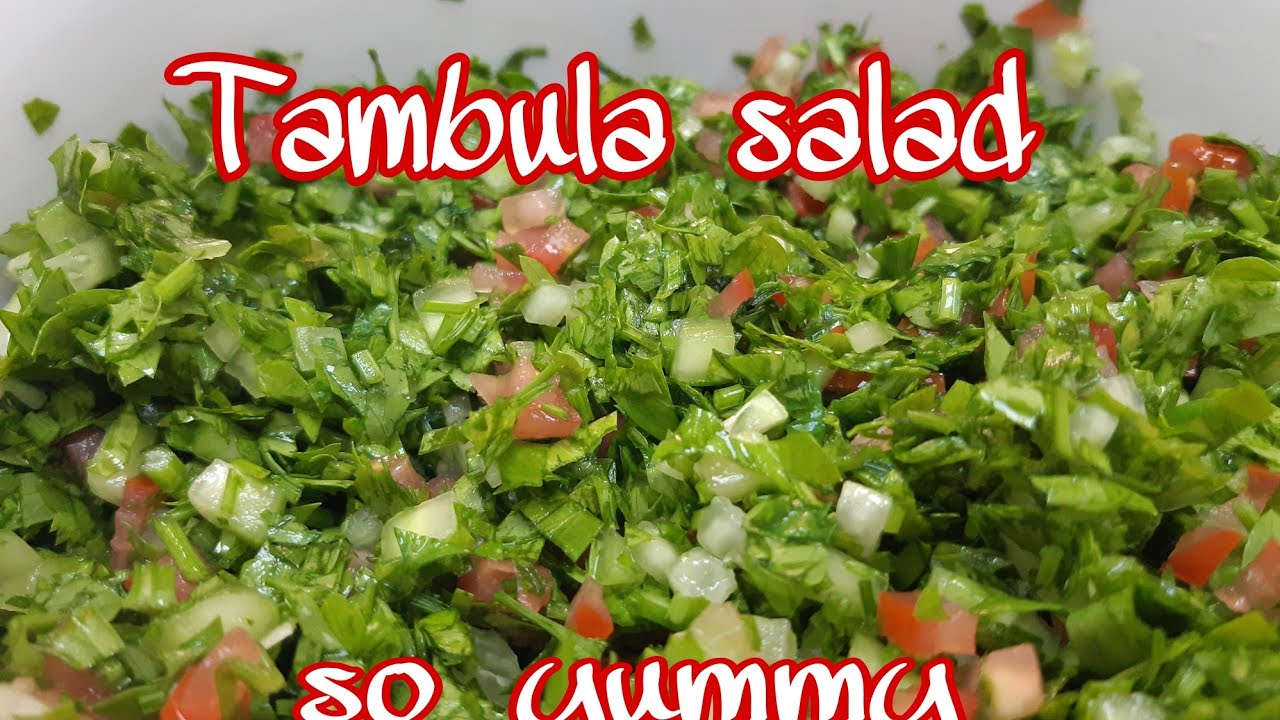 TAMBULA SALAD - YouTube