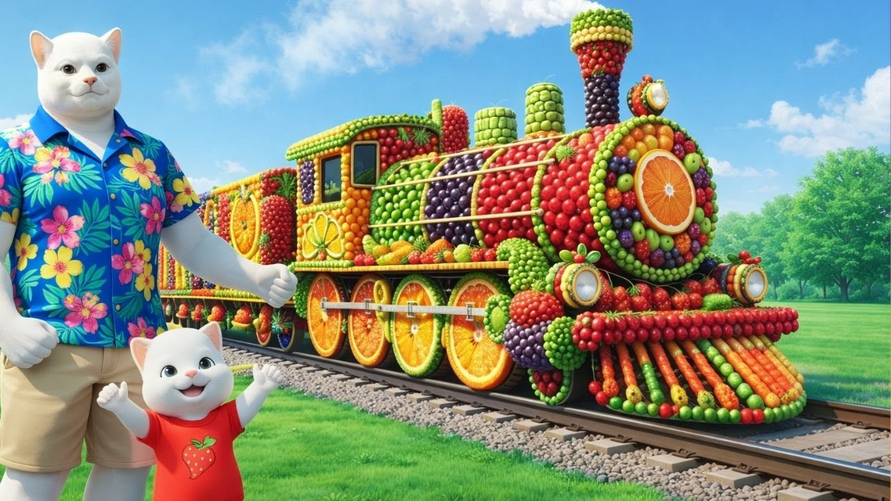Broken Fruit Train 😱 | Funny & Emotional Story 🚂🍎 - YouTube