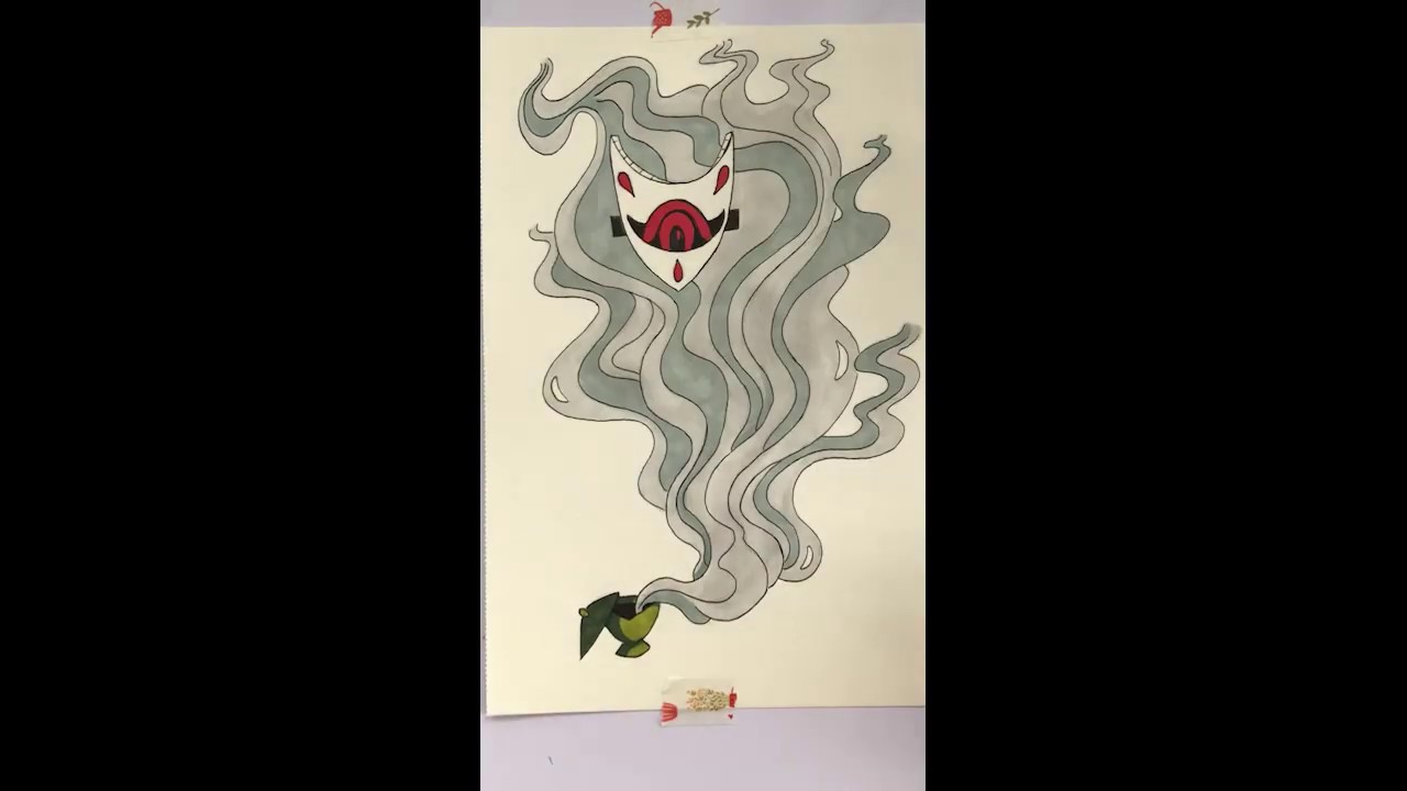 [SPEED DRAWING] Masked Smoke...Ghost...Thing - YouTube