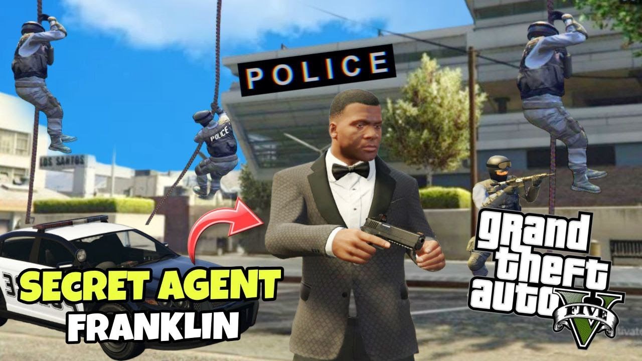 GTA 5 : Franklin Become The Best Secret Agent in World ?? - YouTube