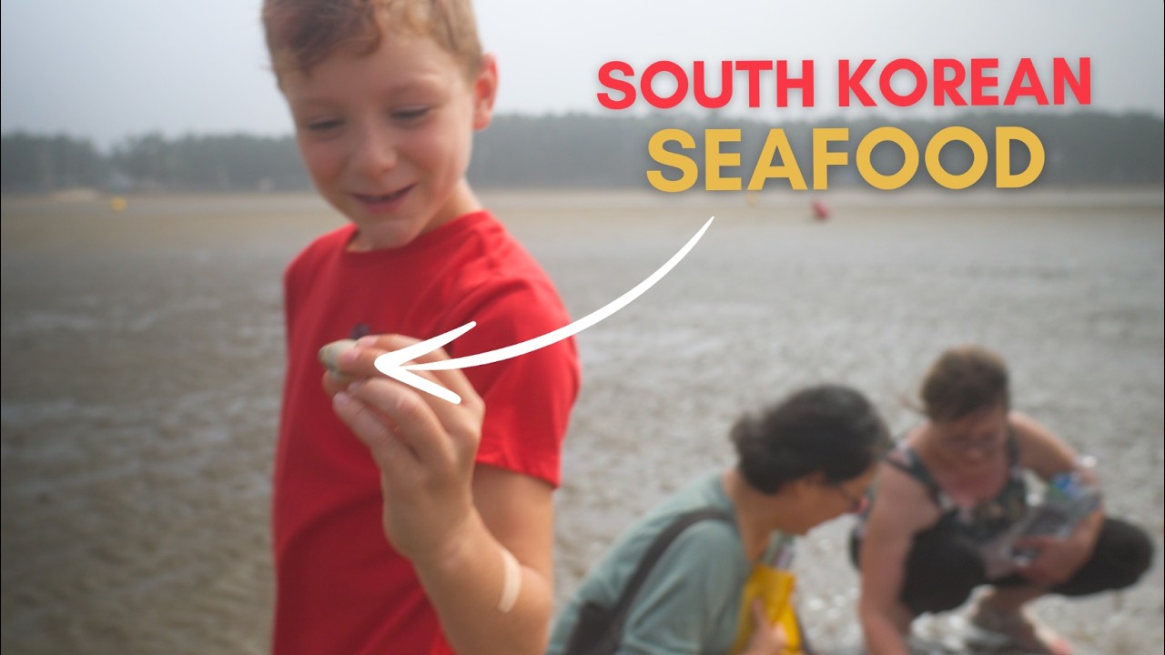 FAMILY FOOD TOUR in South Korea! Kids Travel, Eat & Explore - YouTube