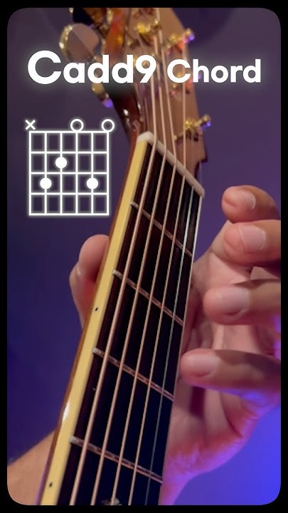 How to play the Cadd9 Chord on Guitar | Easiest Beginner Free Online Guitar Lessons - YouTube