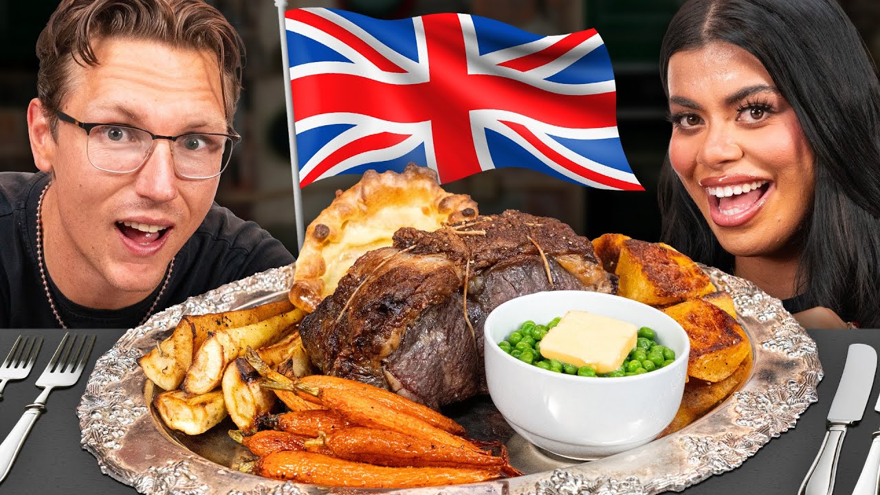 Drew Afualo Eats British Food For The First Time - YouTube