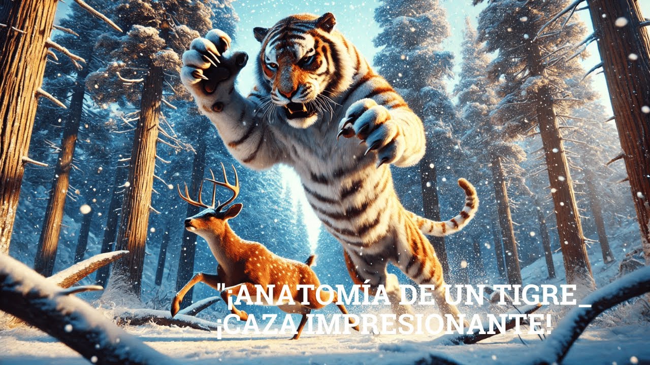 Anatomía de un Tigre ¡Caza Impresionante! - YouTube
