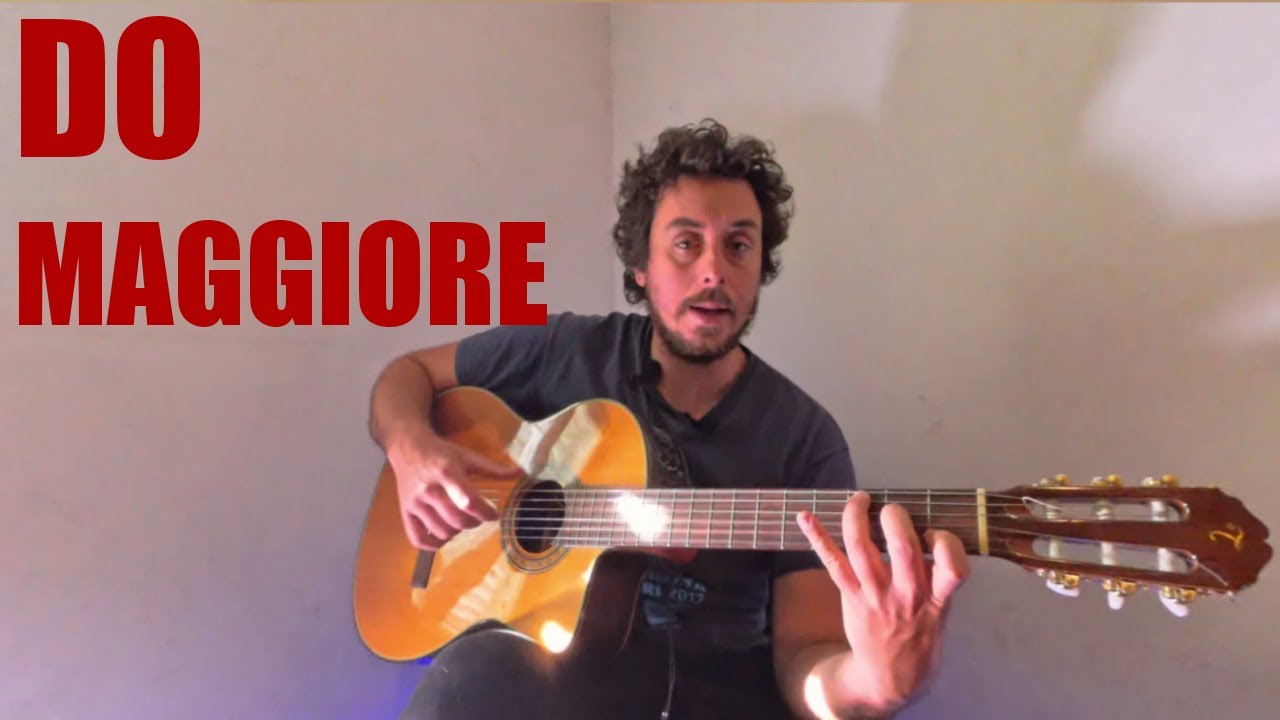 Lezioni di chitarra - L'accordo di Do maggiore - YouTube