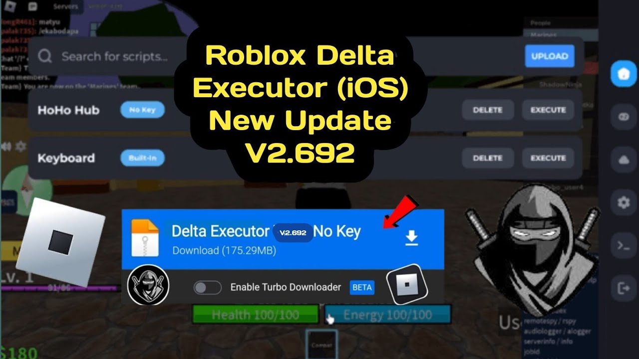 How To Download Roblox Delta Executor (iOS) New Update V2.692 || (Delta ...