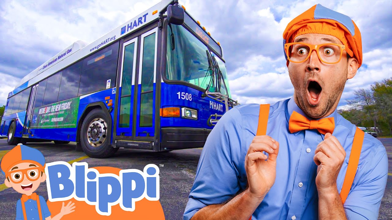 Ride a Bus with Blippi! | Fun Explore | Learning For Children | Fun ...