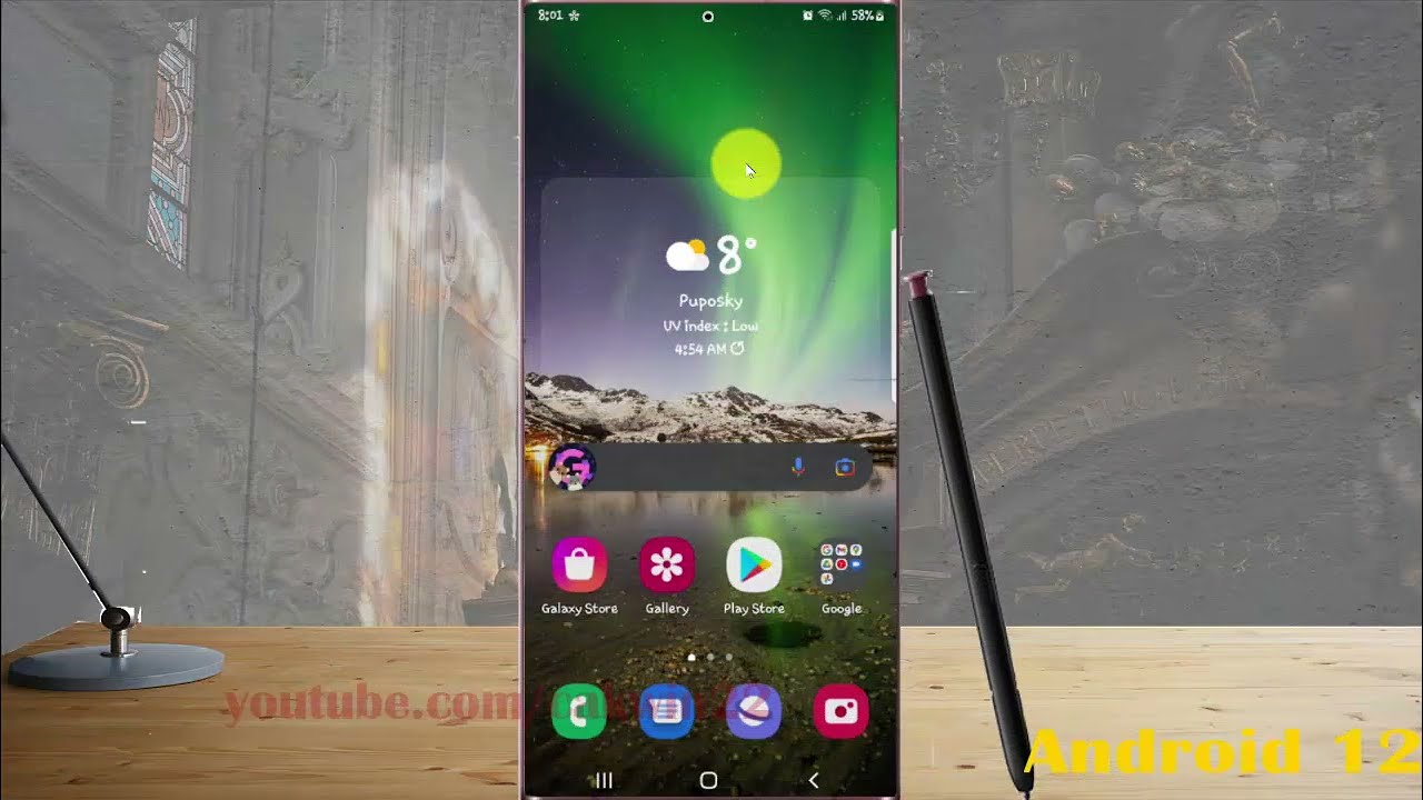 Samsung Galaxy S22 Ultra : How to turn on or off Lock screen ...