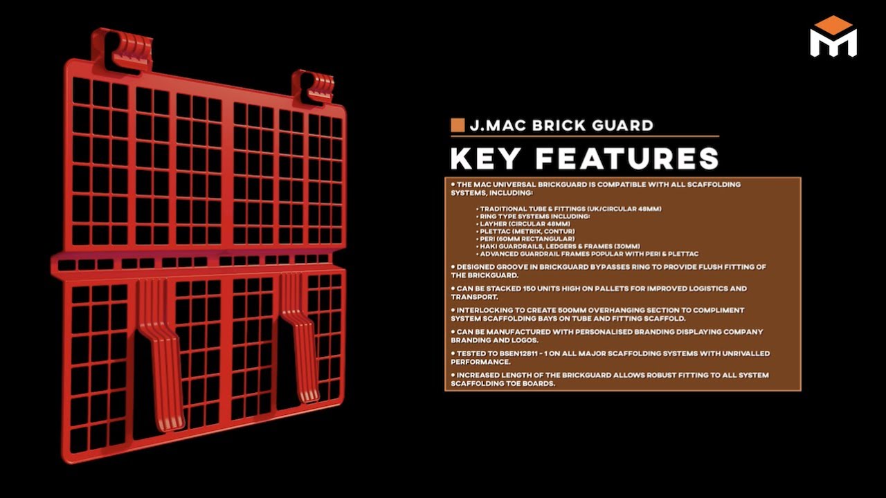 Mac Universal BrickGuard | JMAC SAFETY SYSTEMS - YouTube