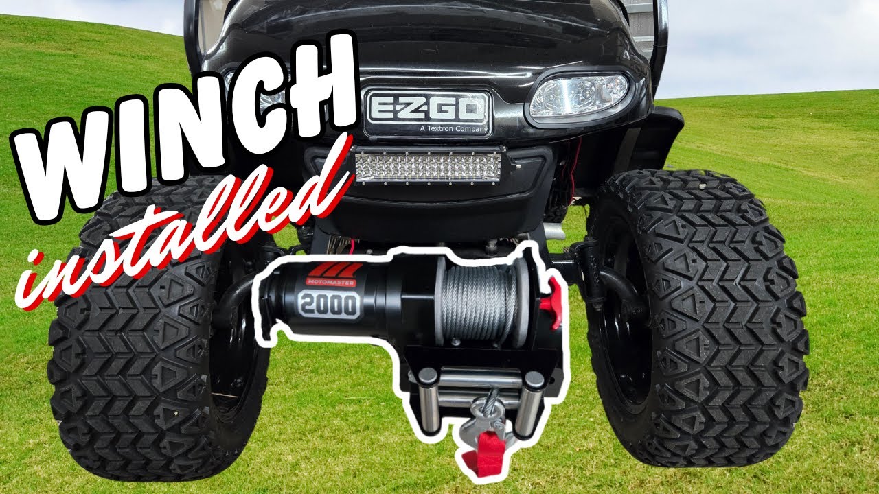 Easy Golf Cart Winch Install and How to Mount: Step-by-Step DIY ...