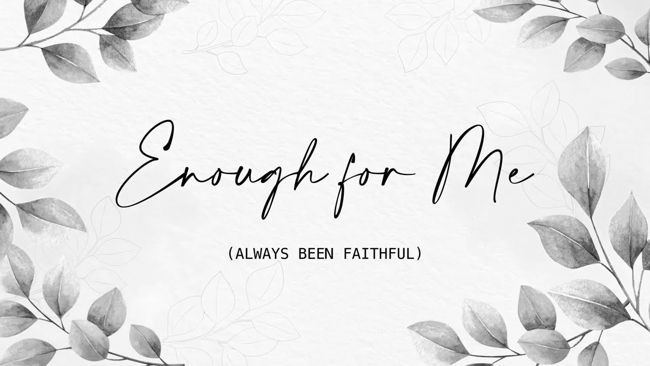 Ashley Pulliam - Enough For Me (Official Lyric Video) - YouTube