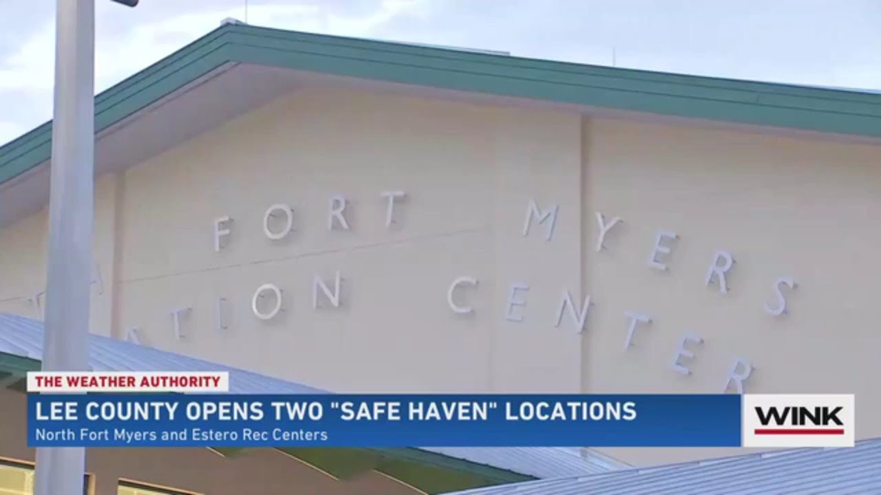 Safe havens opening in Lee County ahead of Idalia - YouTube