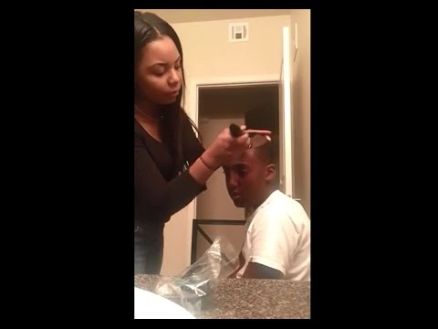 Woman Gives Her 12 Year Old Step Son A Fresh Jefferson Cut For Smoking Weed!