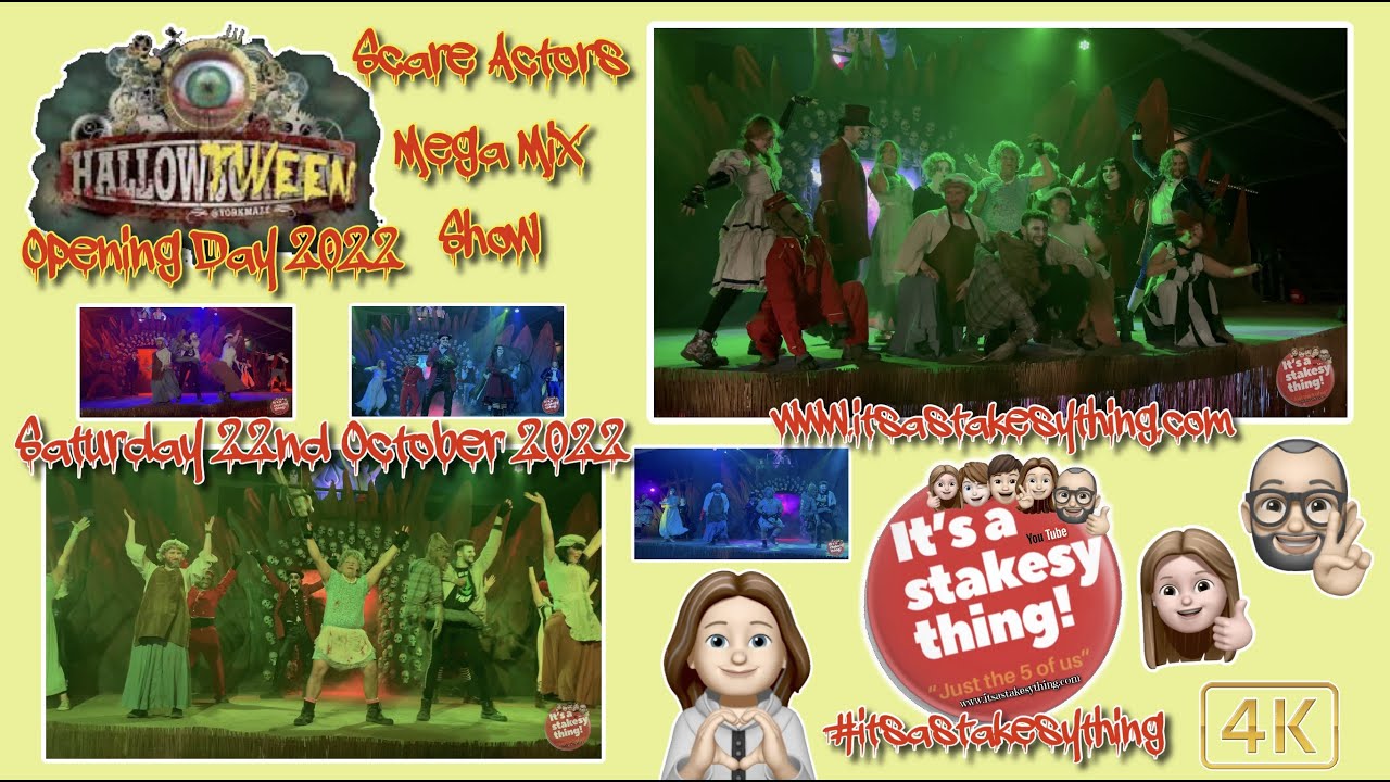 Scare Actors Mega Mix Show, HallowTween at York Maze #itsastakesything ...