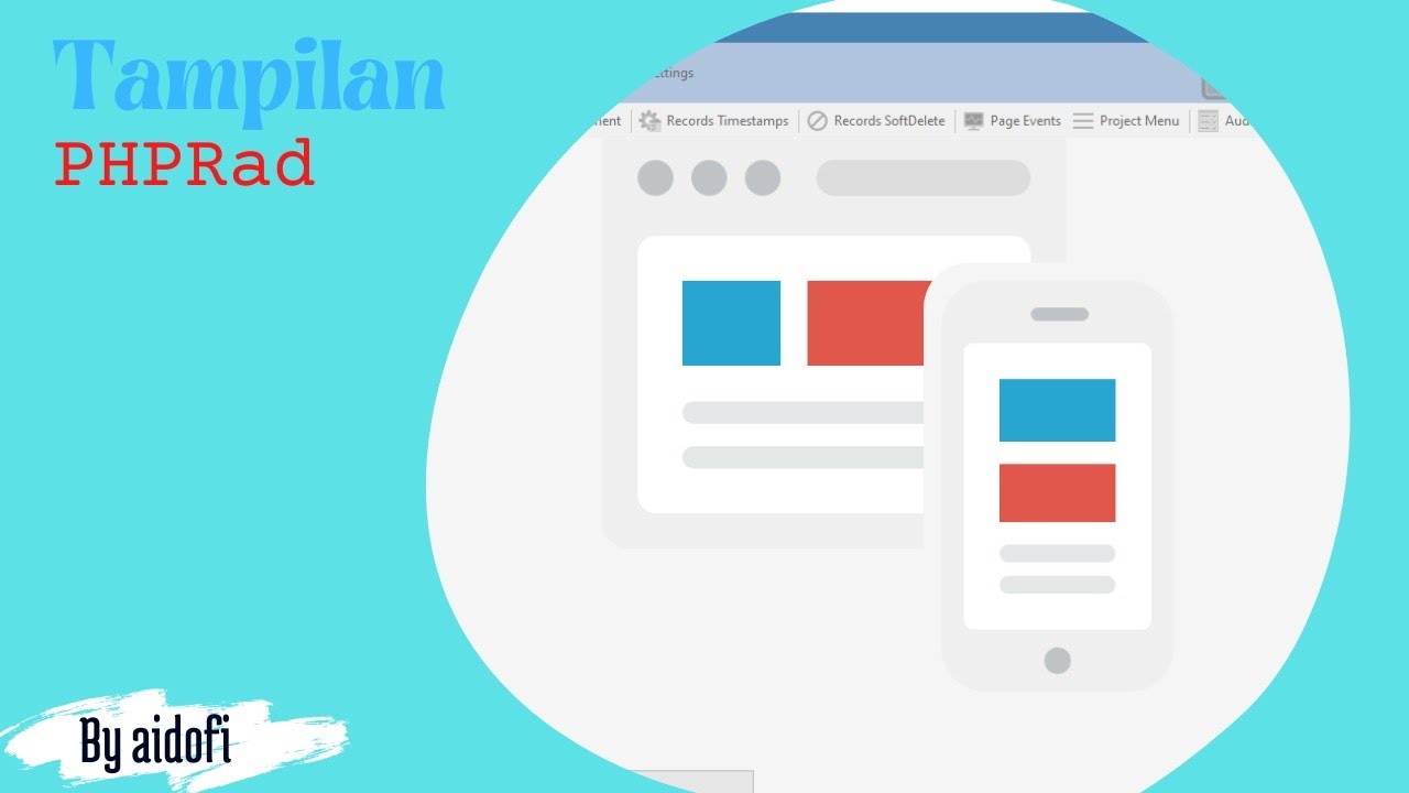 Tampilan PHPRad - YouTube