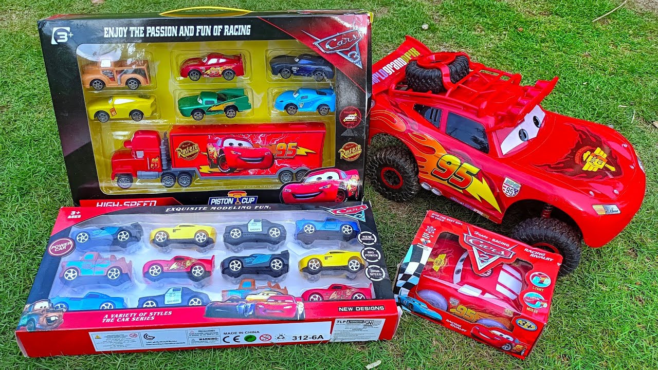 Disney Pixar Cars Unboxing Review l Lightning McQueen Bubble RC Car ...