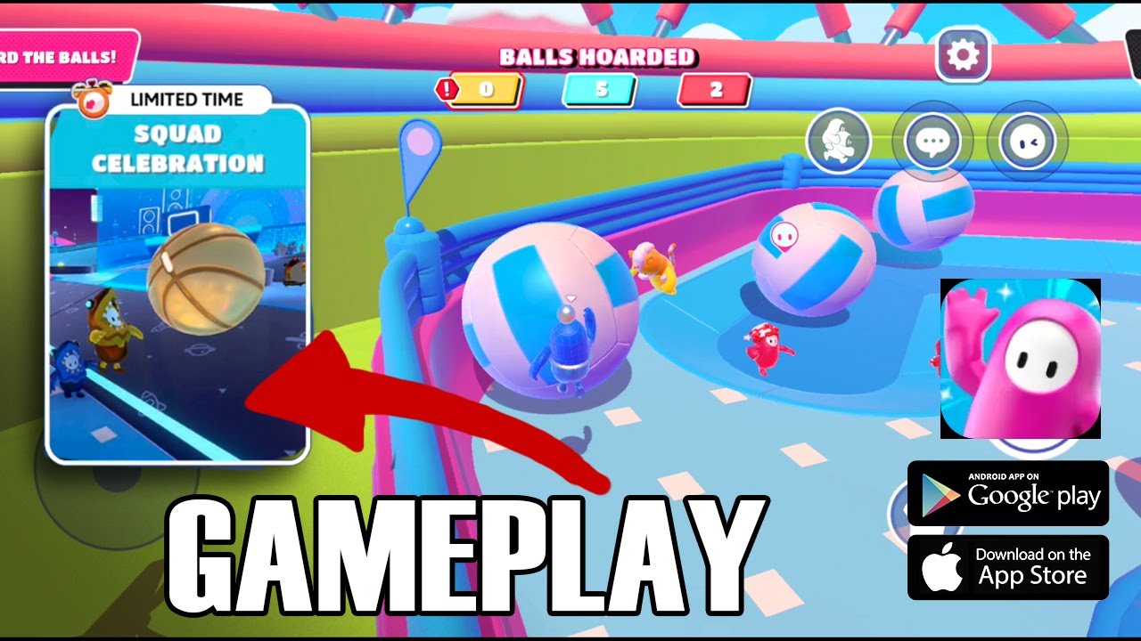 FALL GUYS MOBILE *LIMITED TIME* GAMEPLAY WALKTHROUGH - LOW END DEVICE ...