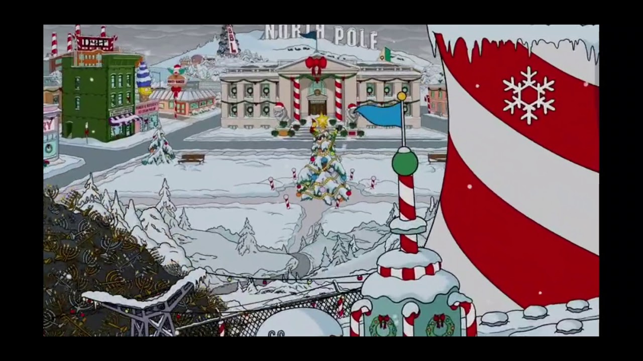 The Simpsons 2020 Christmas Intro / Pac Man Couch Gag - YouTube